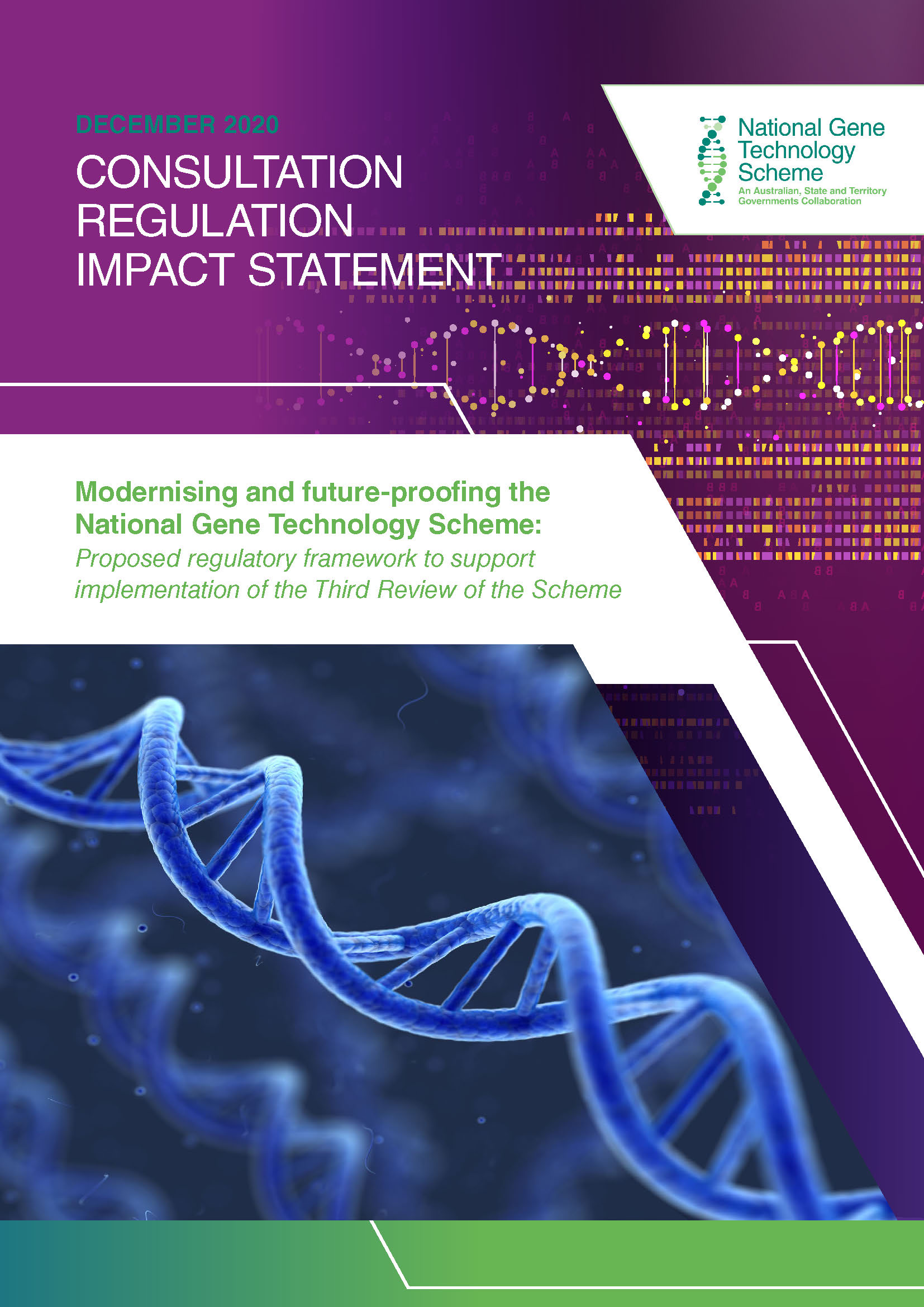 2017 review – Consultation regulation impact statement – Modernising ...