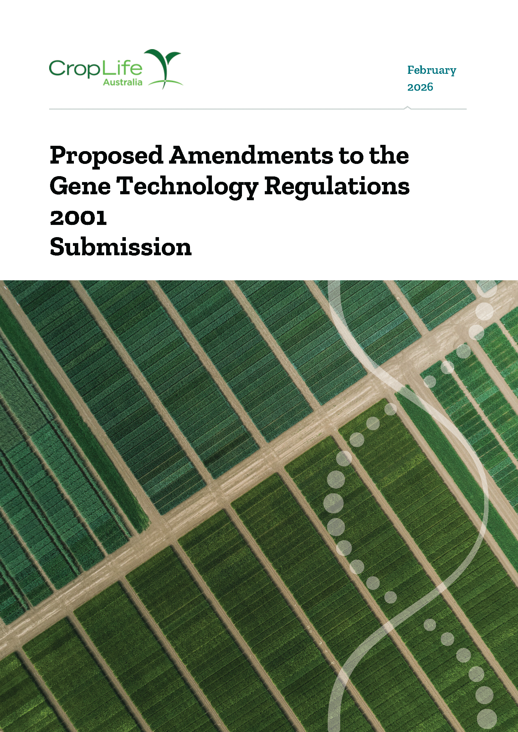 Submission – CropLife – Amending the Gene Technology Regulations 2001