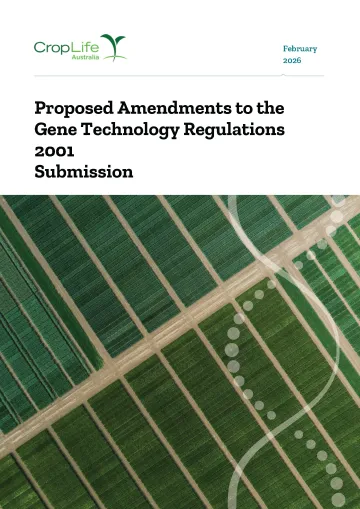 Submission – CropLife – Amending the Gene Technology Regulations 2001
